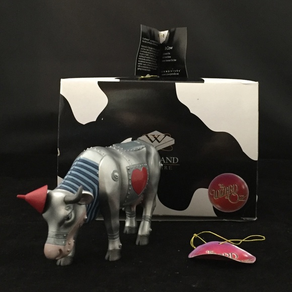 Cow Parade | Accents | Cow Parade Wizard Of Oz Tin Cow 7242 Nib | Poshmark